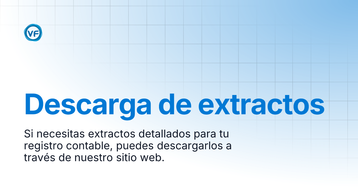 Descarga de extractos | Velogic Docs