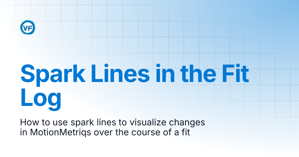 Spark Lines in the Fit Log | Velogic Docs